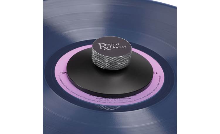 Record Doctor Low-profile Record Clamp (Black/Silver) Record clamp ...