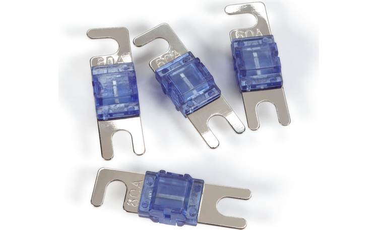 Wet Sounds WW-Mini 60 4-pack of nickel-plated mini-ANL fuses (60-amp ...