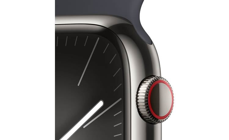 Apple Watch® Series 9 with GPS and Cellular (45mm) (Graphite stainless ...