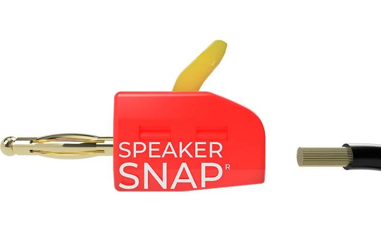 Speaker Snap Banana Connectors (50 pieces) Snap-lock banana plug connectors for use with 12- to ...