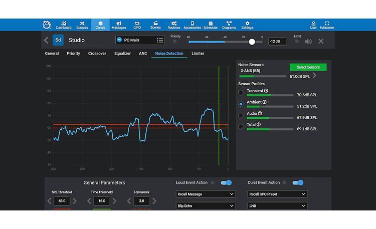 AtlasIED Atmosphere™ X-ANS (Black) Ambient noise sensor at Crutchfield