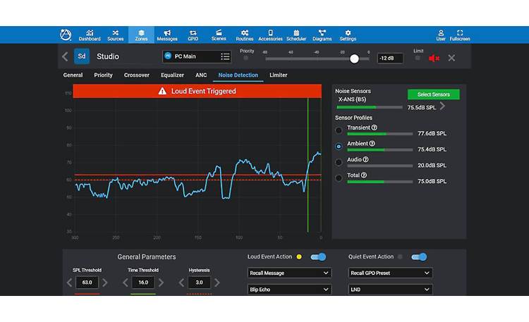 AtlasIED Atmosphere™ X-ANS (Black) Ambient noise sensor at Crutchfield