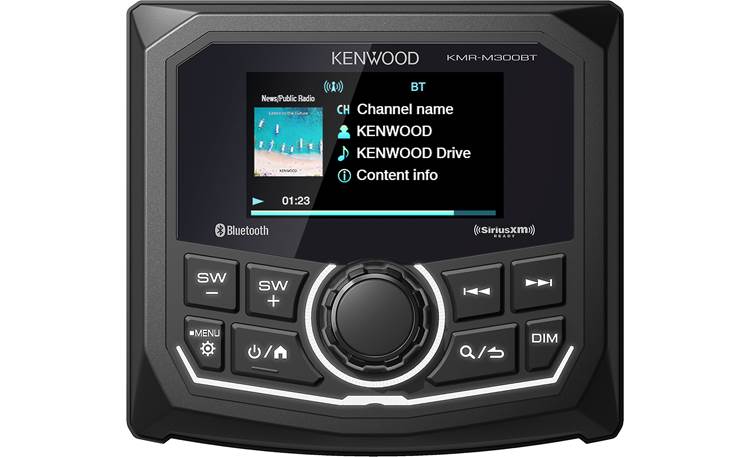 Kenwood KMR-M300BT Marine digital media receiver with built-in ...