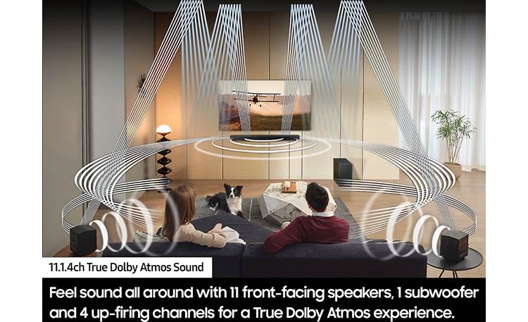 Samsung HW-Q990C Powered 11.1.4-channel sound bar system with Wi-Fi, Apple AirPlay® 2, Dolby ...