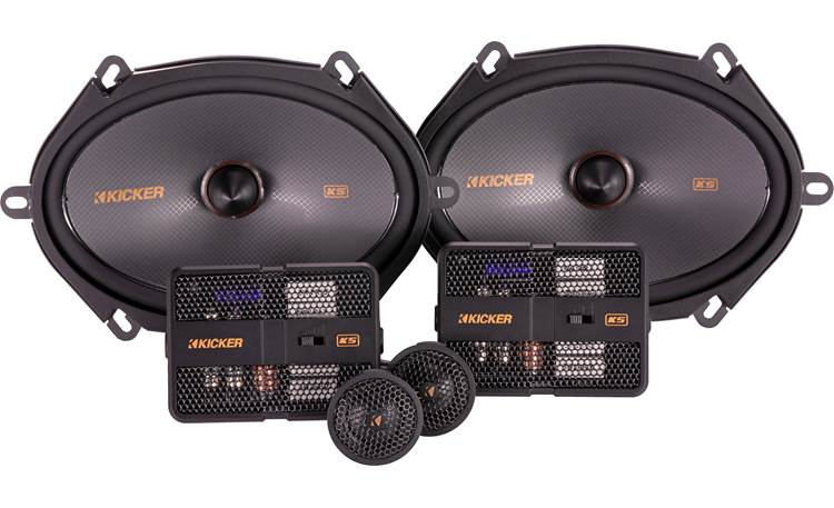 Kicker KSS680 KS Series 6"x8" 2-way component speaker system at Crutchfield