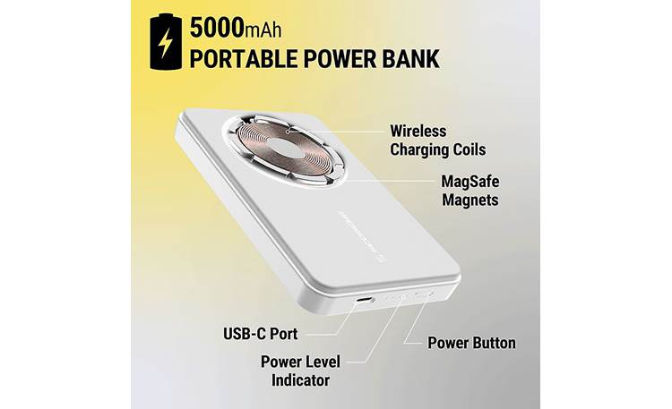 Scosche MagicMount Base™ Pro 3-in-1 charging stand with 5,000mAh ...