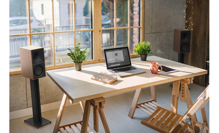 Klipsch The Sevens (Walnut) Powered stereo speakers with Bluetooth® and ...