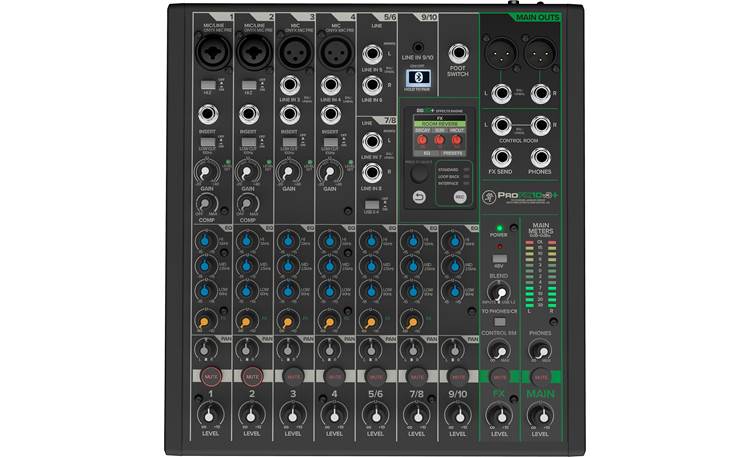Mackie ProFX10V3+ 10-channel mixer with enhanced effects, compression ...