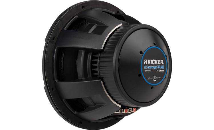 Kicker 51CWQ124 CompQ Series 12" subwoofer with dual 4-ohm voice coils ...