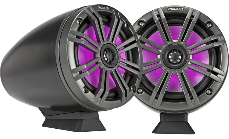 Kicker 46KMFC65 (Black w/ Charcoal grilles) 6-1/2 " tower speaker ...