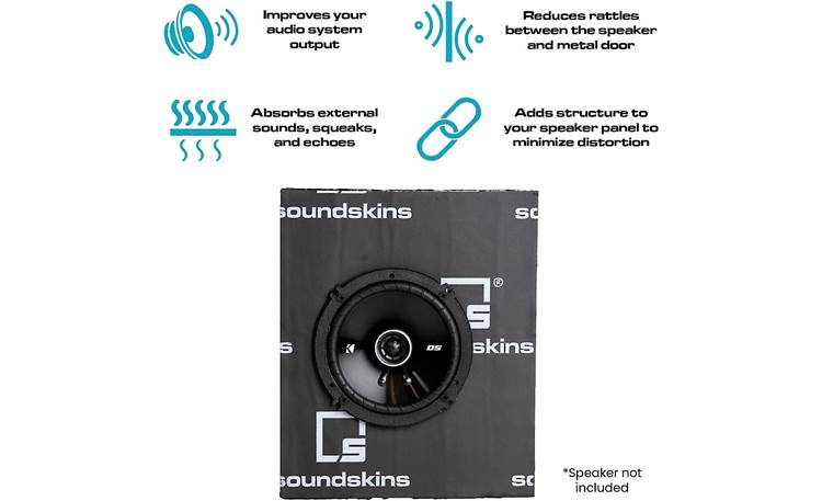 SoundSkins SSK-SEK Speaker Enhancement Kit 2-speaker sound-deadening ...
