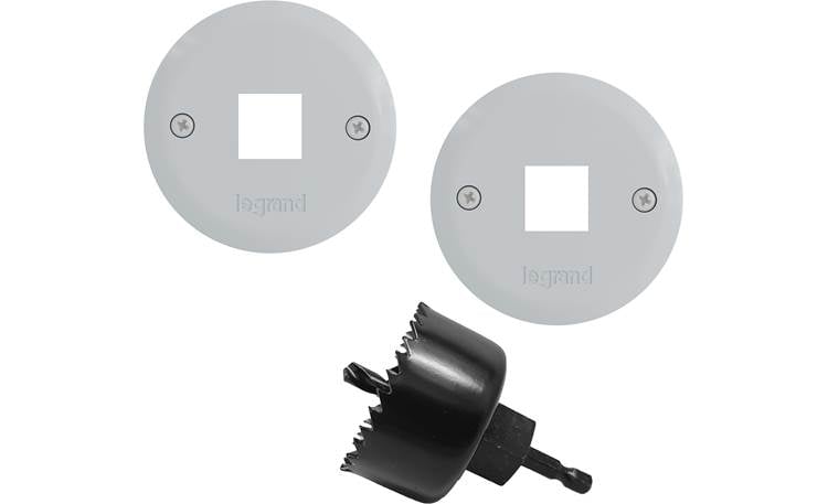 On-Q Mini Keystone Wall Grommet (2-pack) at Crutchfield