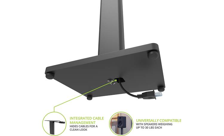 Kanto ST28 (Black) 28" speaker stands at Crutchfield