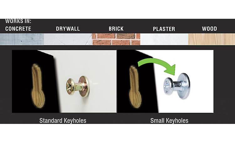 Hangman Keyhole Speaker Hanging Kit Speaker keyhole mounting kit at ...