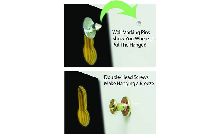 Hangman Keyhole Speaker Hanging Kit Speaker keyhole mounting kit at ...