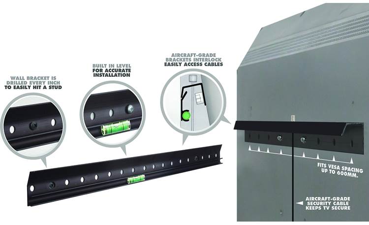 Hangman Indoor/Outdoor TV Hanger Fixed weatherproof mount for TVs 32 ...