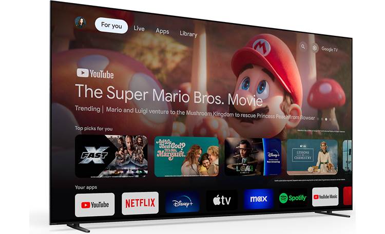 Sony BRAVIA 8 (K77XR80) (77") Smart OLED 4K TV with HDR at Crutchfield