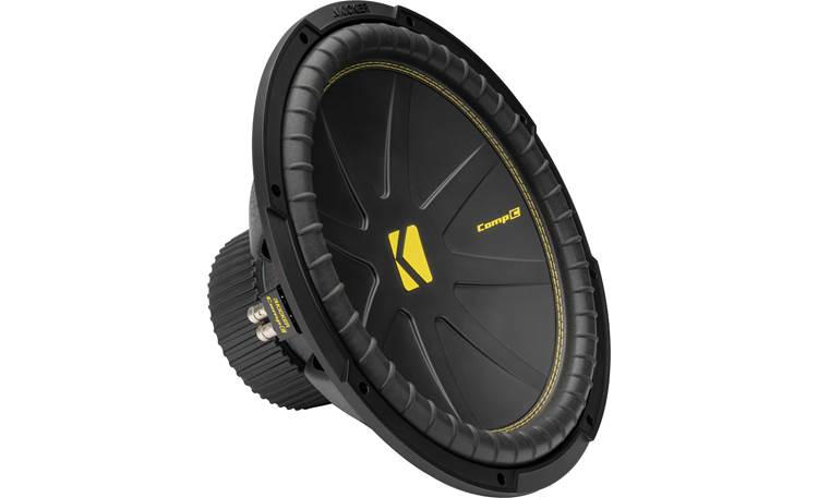 Kicker CompC 50CWCD154 CompC™ 15" subwoofer with dual 4-ohm voice coils ...