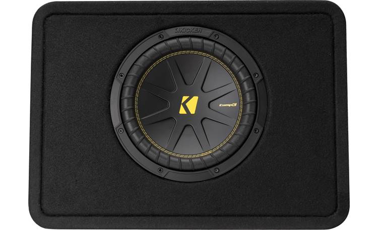 Kicker 50TCWC102 Truck-style 2-ohm ported enclosure with 10" CompC ...