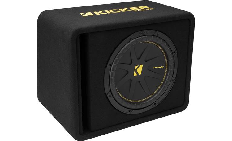 Kicker CompC 50VCWC122 2-ohm ported enclosure with one 12" CompC ...