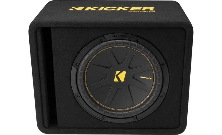 Kicker CompC 50VCWC122 2-ohm ported enclosure with one 12" CompC ...