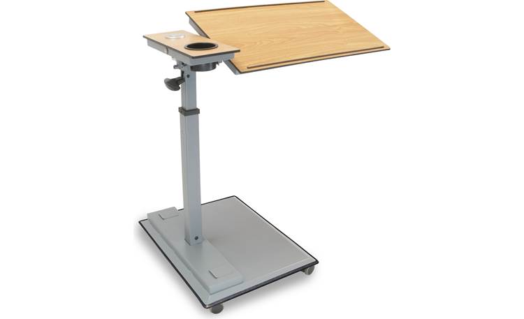 WiseLift Table (Gray/Wood Grain) Multi-use table with swivel, tilt, and ...