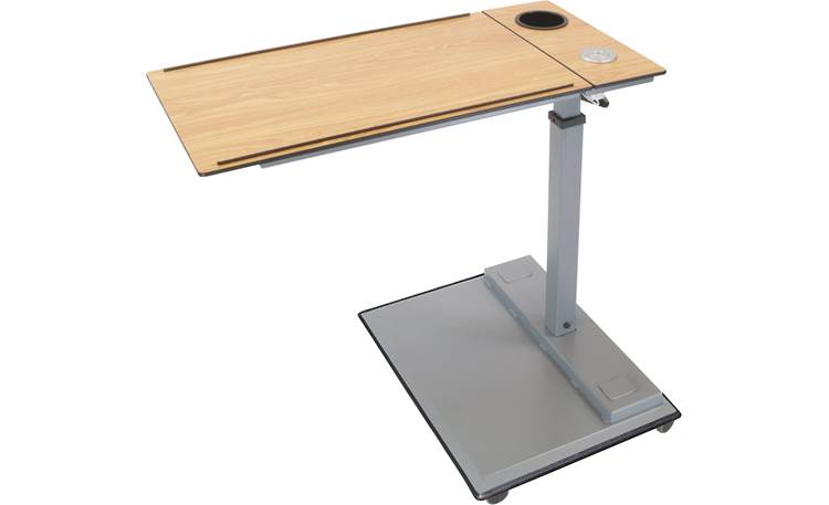 WiseLift Table (Gray/Wood Grain) Multi-use table with swivel, tilt, and ...