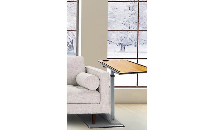 WiseLift Table (Gray/Wood Grain) Multi-use table with swivel, tilt, and ...