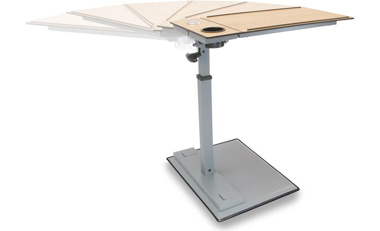 WiseLift Table (Gray/Wood Grain) Multi-use table with swivel, tilt, and ...