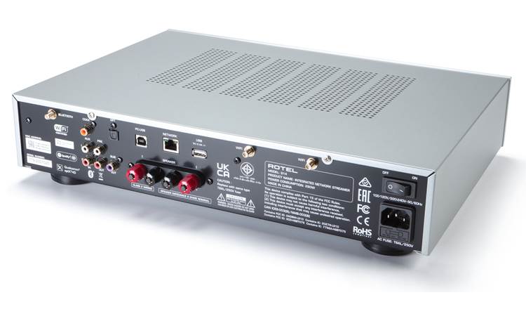 Rotel S14 (Silver) Stereo integrated amplifier with Wi-Fi, Apple ...