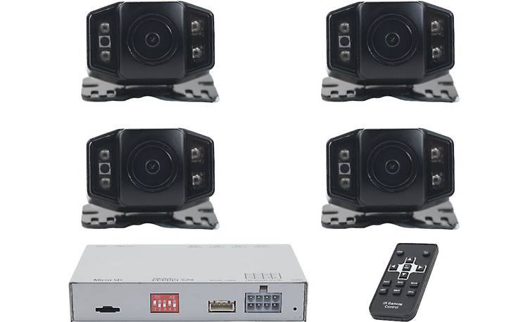 Echomaster EMUBCAMKIT Universal under-body camera kit with four cameras ...