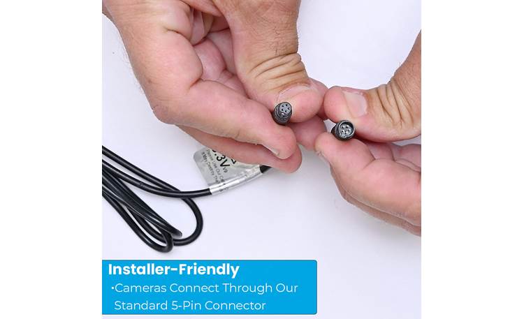 Echomaster EMUBCAMKIT Universal under-body camera kit with four cameras ...