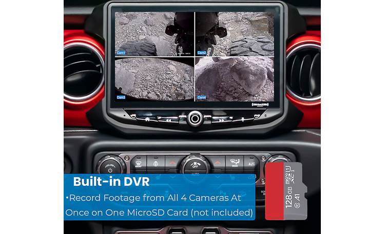 Echomaster EMUBCAMKIT Universal under-body camera kit with four cameras ...