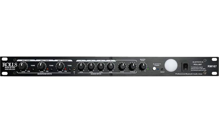 Rolls RM167 Bluetooth®-capable commercial mic/source mixer at Crutchfield