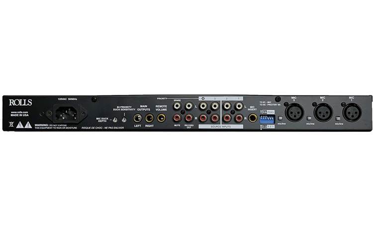 Rolls RM167 Bluetooth®-capable commercial mic/source mixer at Crutchfield