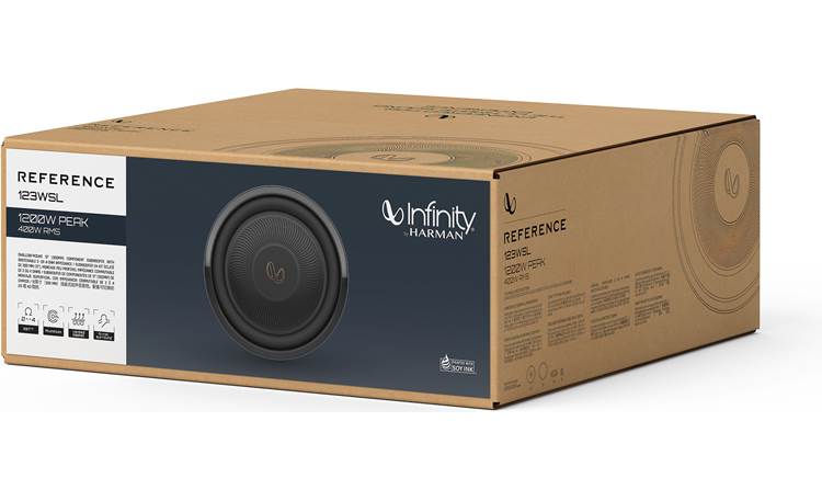 Infinity 103WSL Reference Series 10" shallow-mount component subwoofer ...