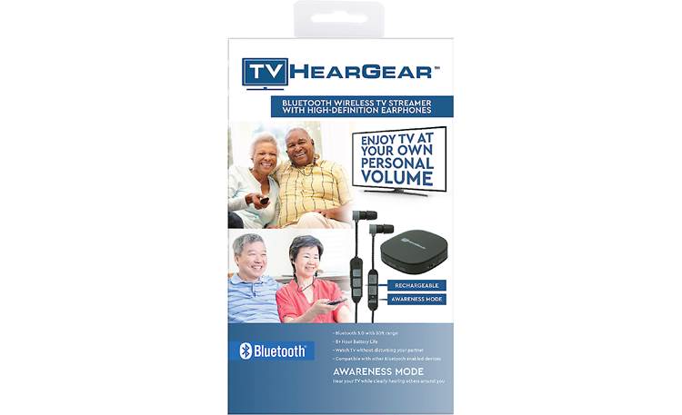 Lucid Hearing TV HearGear Wireless TV earbuds with Bluetooth ...