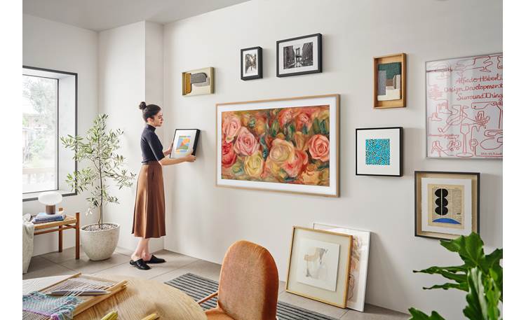 Samsung "The Frame" (85") LS03D Smart QLED 4K UHD TV with HDR and art ...