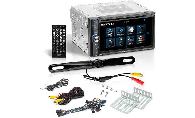 BOSS Audio Elite BV765BLC DVD receiver with included rear-view camera ...