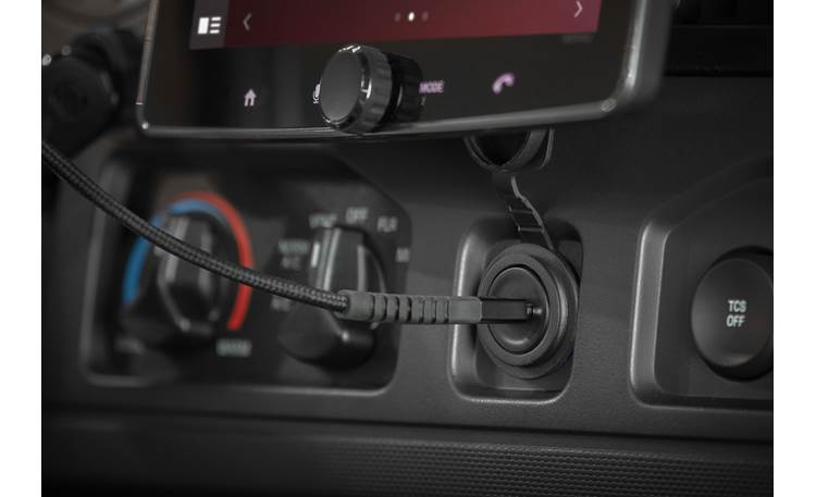 Scosche StrikeLine™ Dash-Port 3' USB-C cable extension with dash mount ...