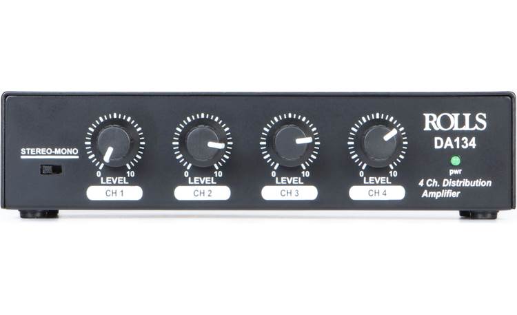 Rolls DA134 Line distribution amplifier — sends stereo audio source to ...