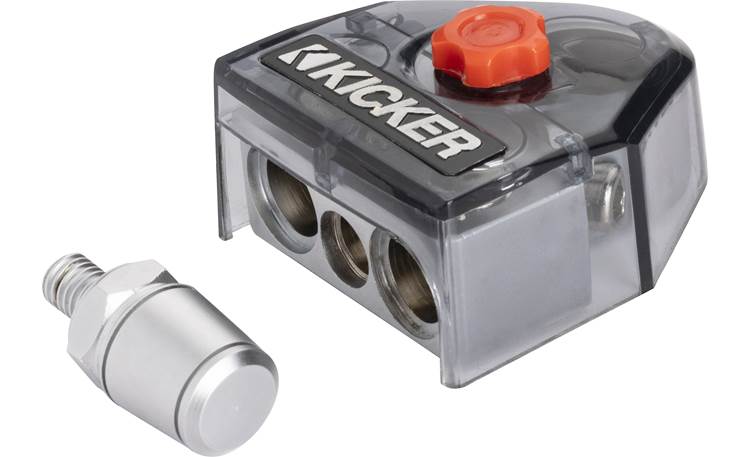 Kicker 50BT4S Warhorse battery terminal — up to 4 outputs at Crutchfield