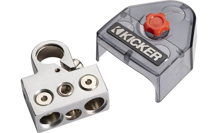 Kicker 50BT4S Warhorse battery terminal — up to 4 outputs at Crutchfield