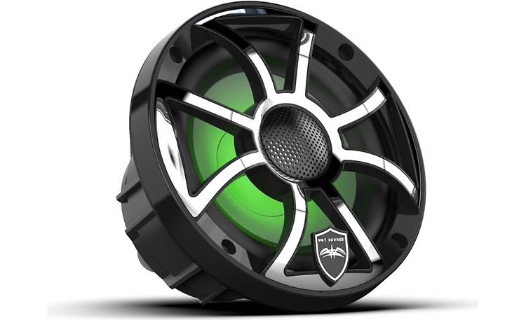 Wet Sounds REVO 6 XS-B-SS V3 (Black/Chrome XS Open Grille) REVO Series ...