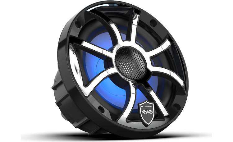 Wet Sounds REVO 6 XS-B-SS V3 (Black/Chrome XS Open Grille) REVO Series 6-1/2" 2-way marine ...