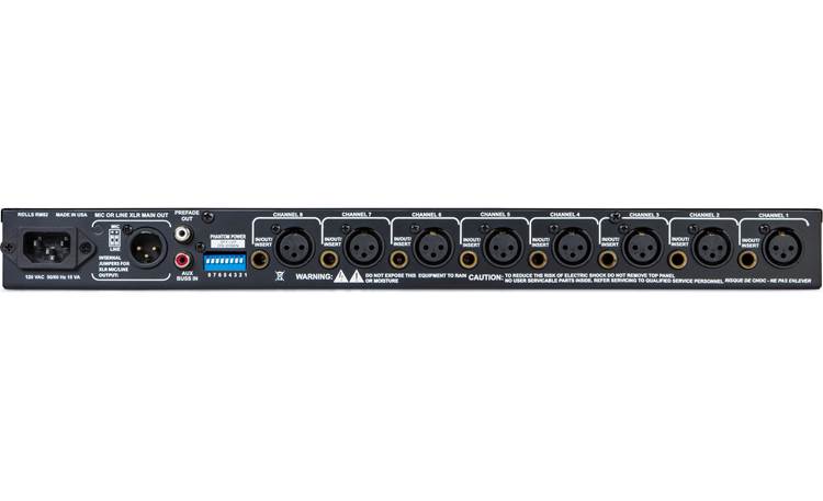 Rolls RM82 8-channel commercial mixer at Crutchfield
