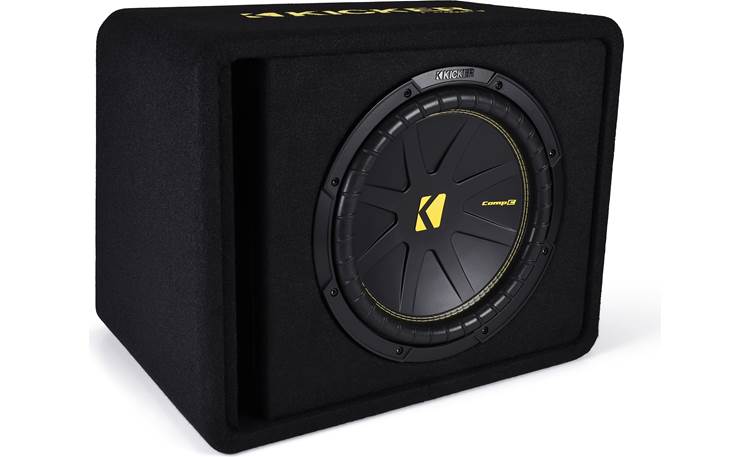 Kicker CompC 50VCWC124 4-ohm ported enclosure with one 12" CompC ...