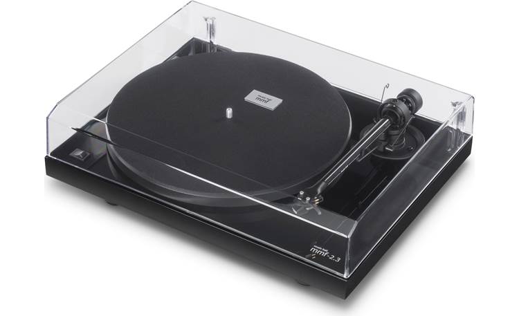 Music Hall MMF-2.3 (Gloss Black) Manual belt-drive turntable with pre ...