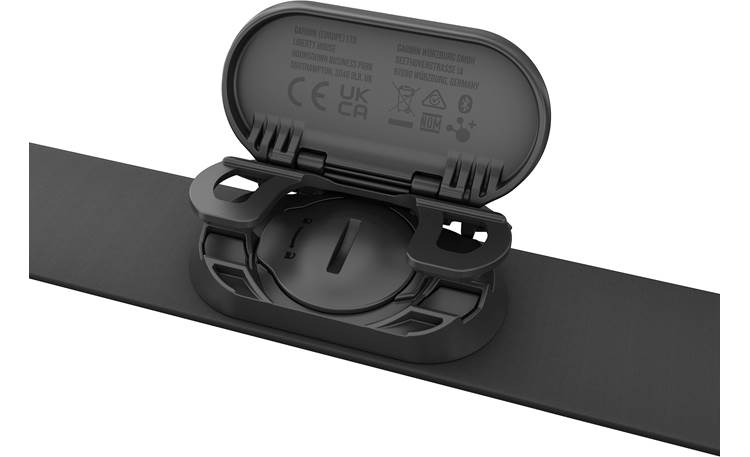 Garmin HRM-Fit Heart rate monitor — clips to sports bras at Crutchfield