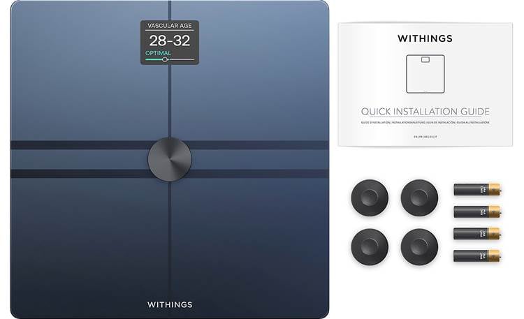Withings Body Comp (Black) Body composition smart scale at Crutchfield